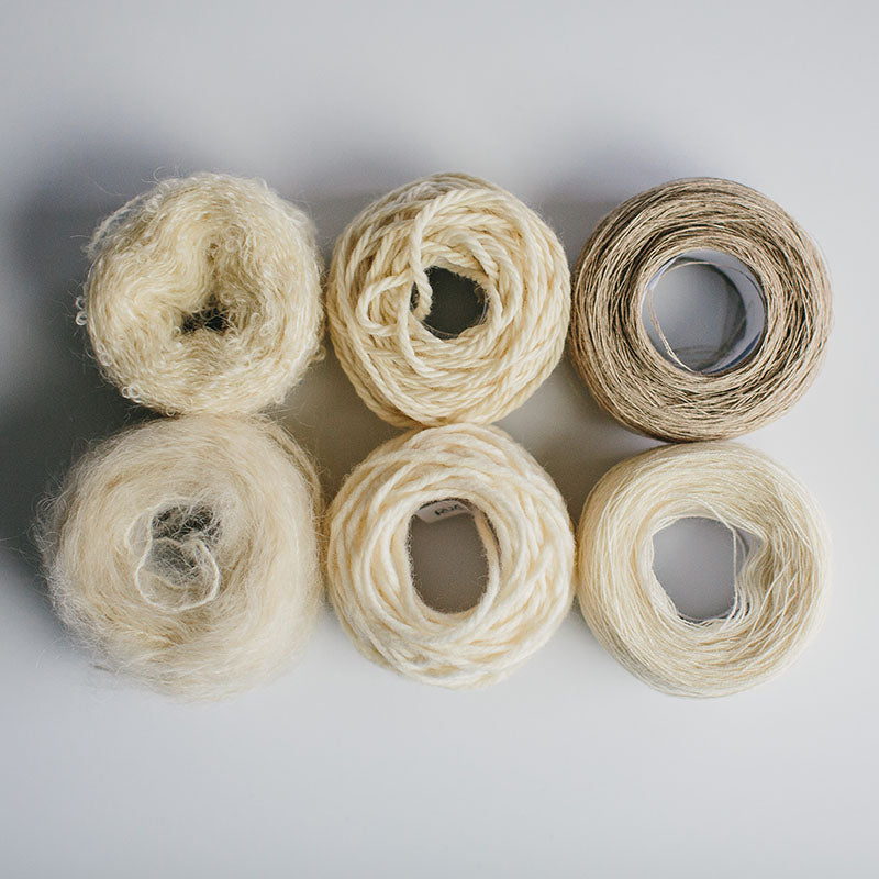 Un-Dyed Yarns & Fibres – The Oxford Weaving Studio